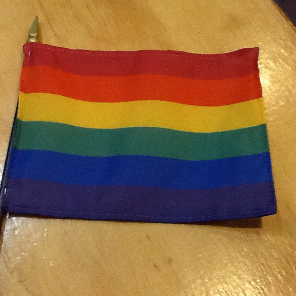 SMALL Pride Stick Flag 4 X 6 Inch | Coshocton Supply Co.